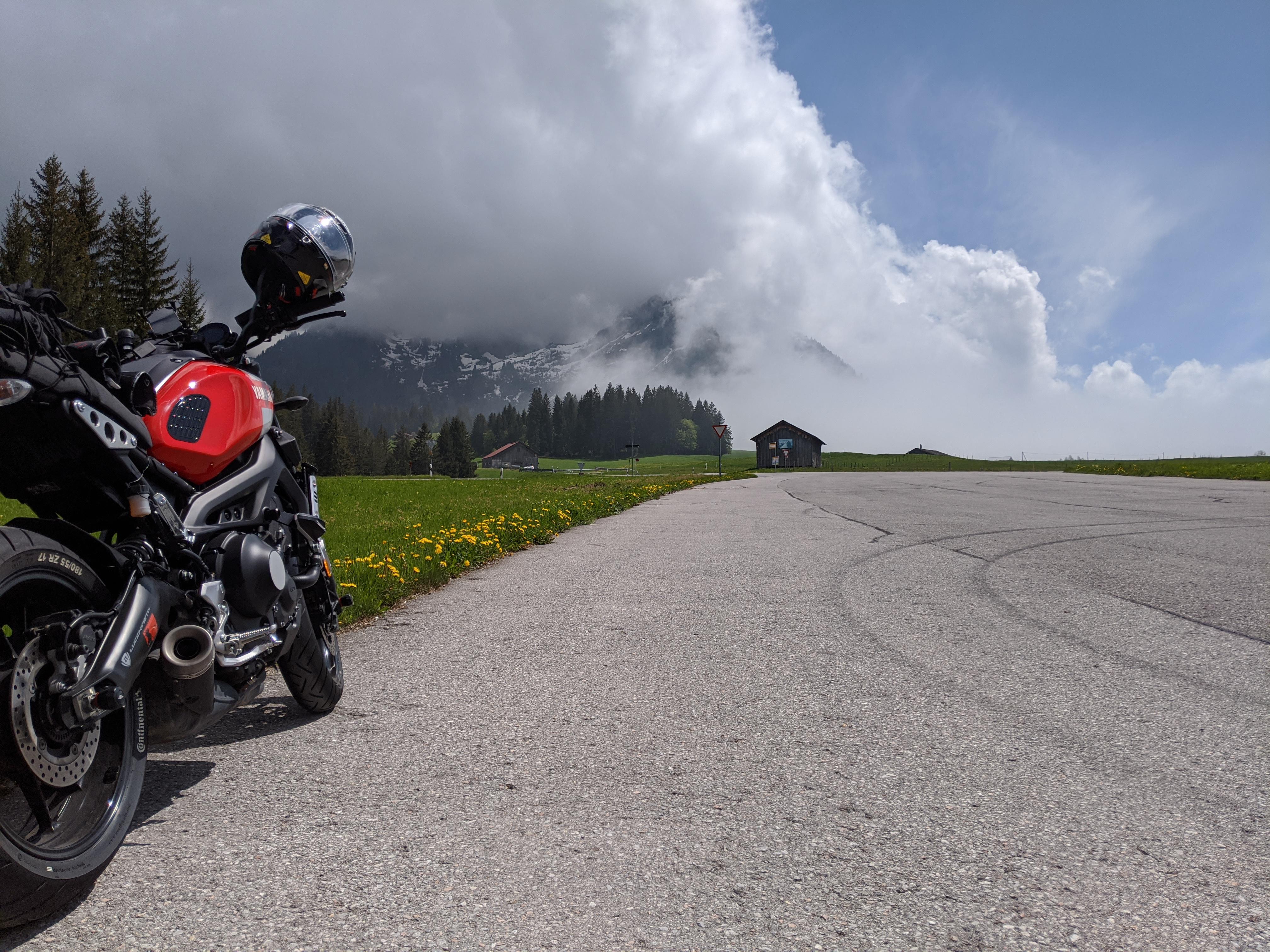 XSR 900 in the Swiss Alps. | Scrolller