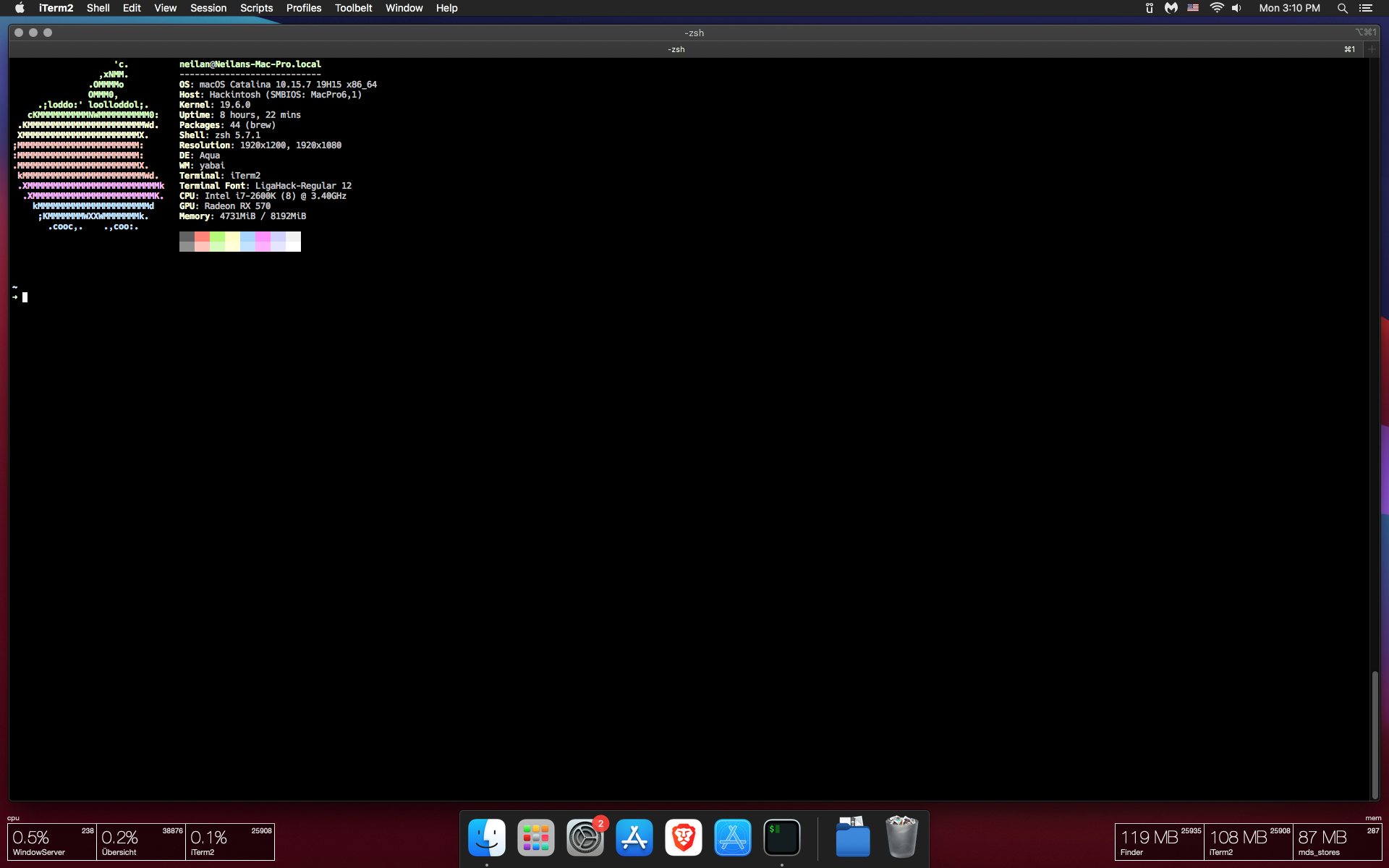 [yabai] First Hackintosh... | Scrolller