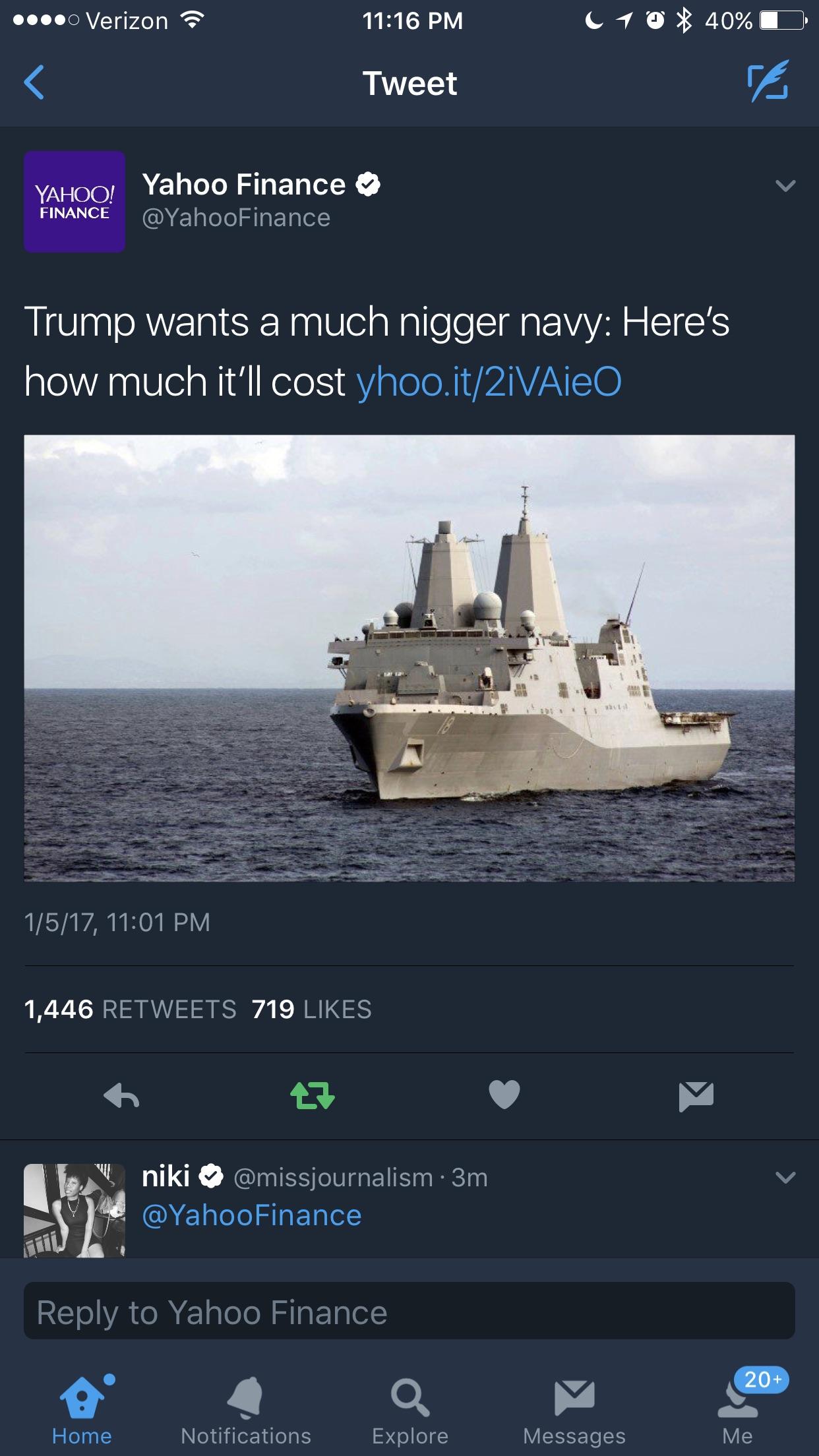 Yahoo winning back to back L of the year. | Scrolller