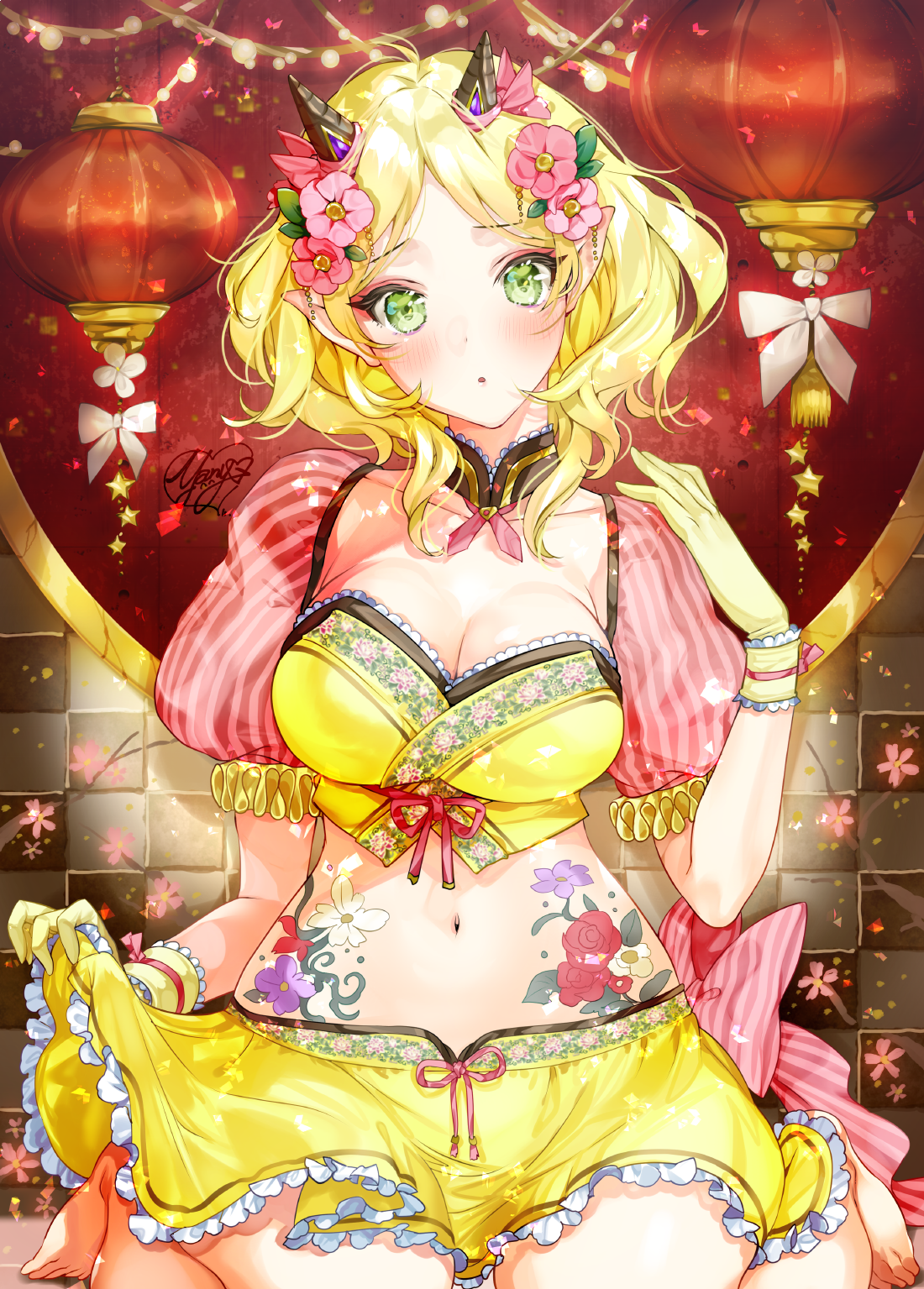 Yellow Oni Girl (Yanyo) [Original] | Scrolller