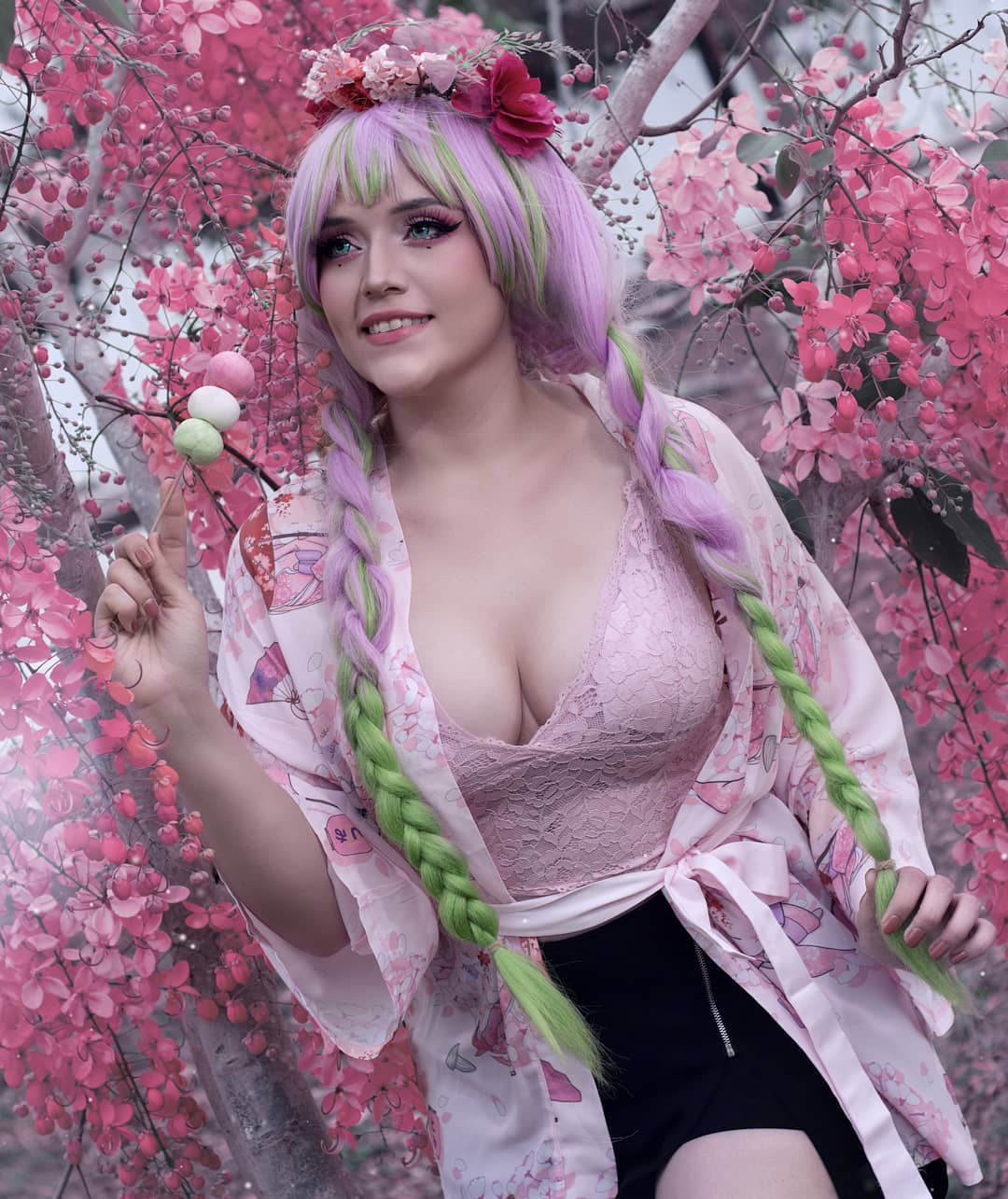 Yerahoney as Mitsuri Kanroji, Demon Slayer | Scrolller