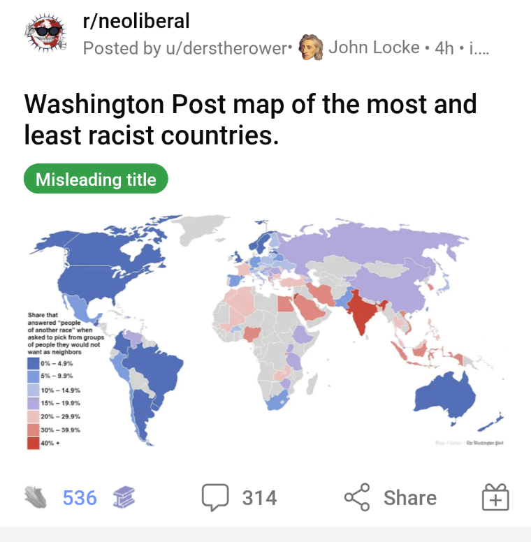 Yes, I am racist, and? | Scrolller