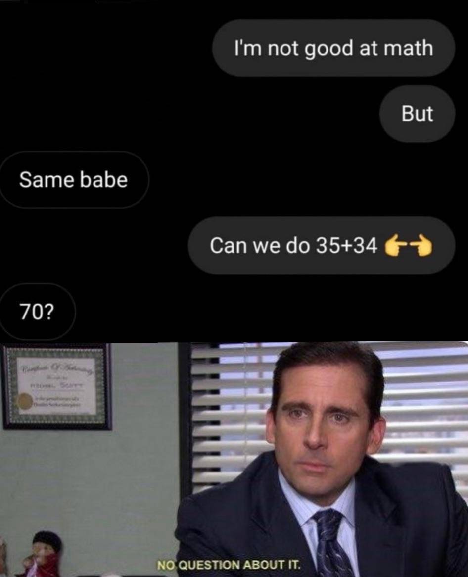 Yes, the maths! | Scrolller