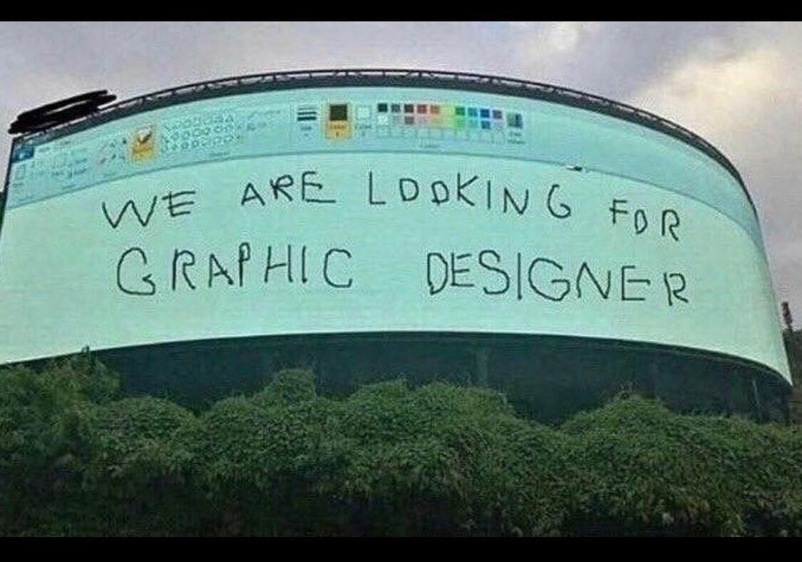 Yes, they definitely need a graphic designer | Scrolller
