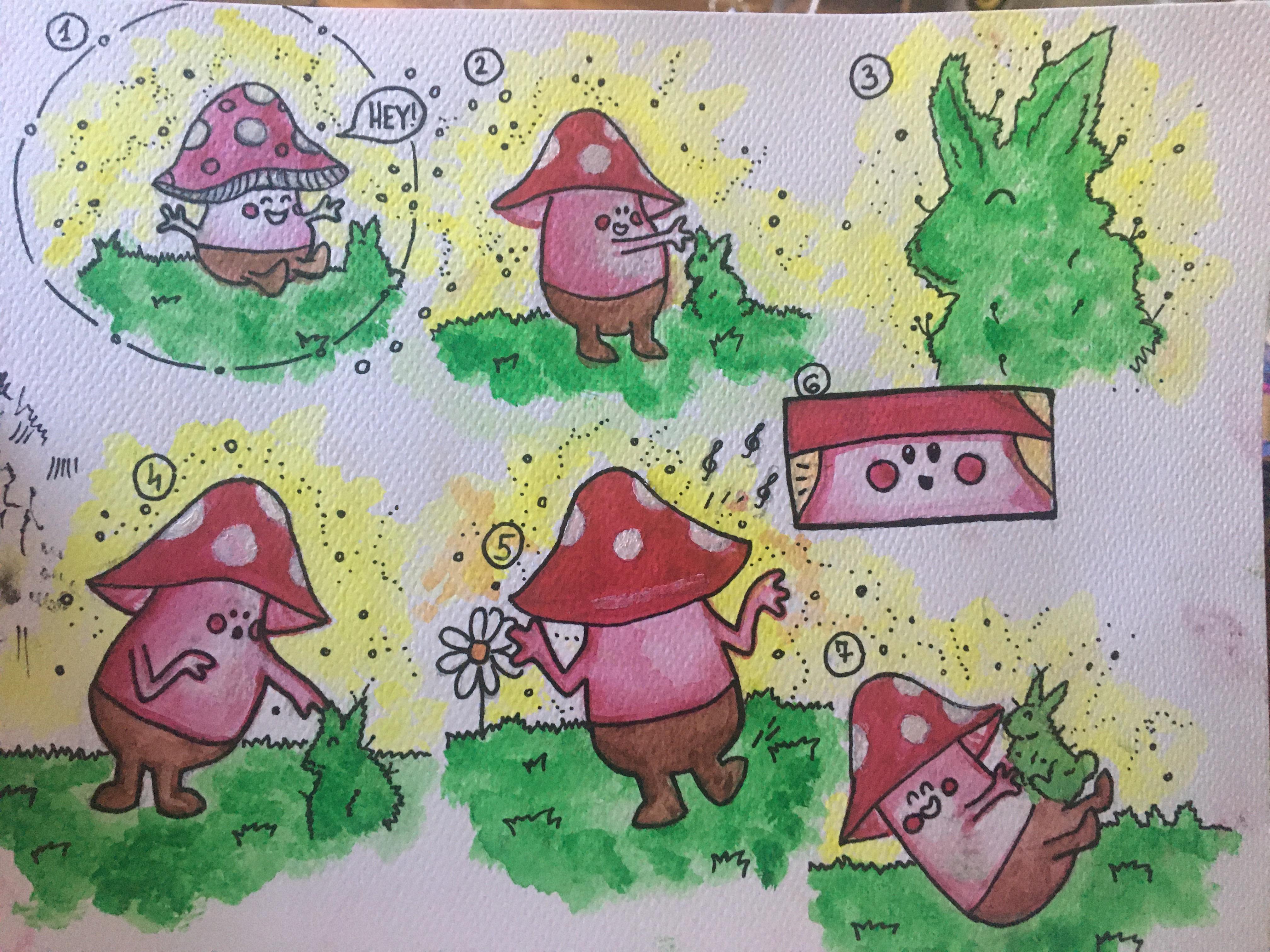 Yesterday i posted a doodle here, i made a comic about it, if someone is interested😁 | Scrolller