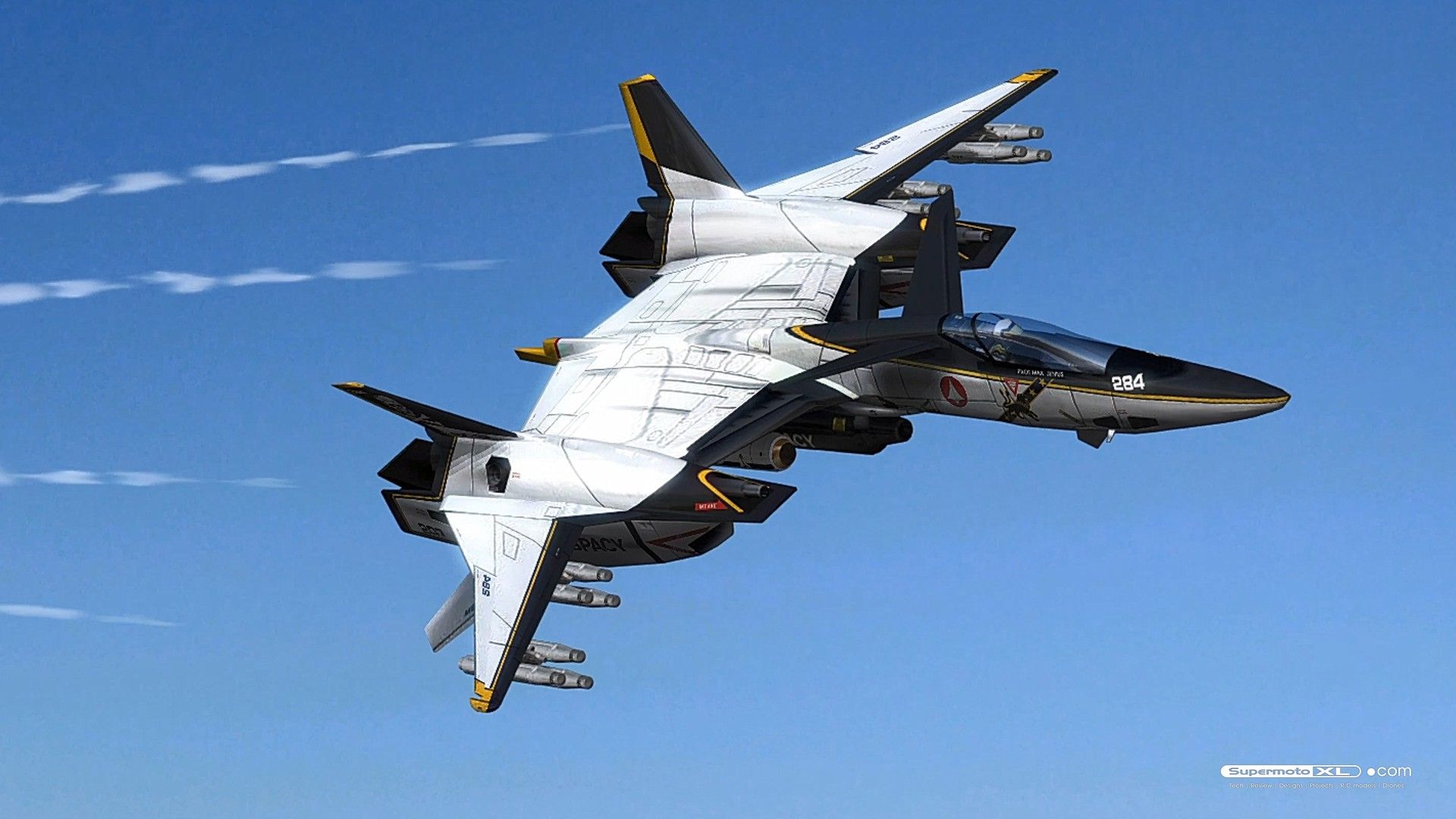 YF-5 Stratos-V from alternate Macross Universe. | Scrolller