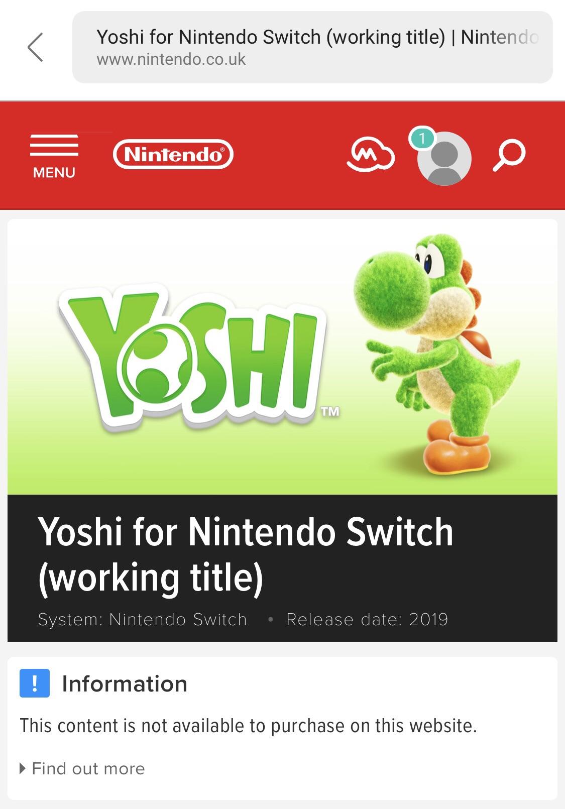 Yoshi officially delayed until 2019 | Scrolller