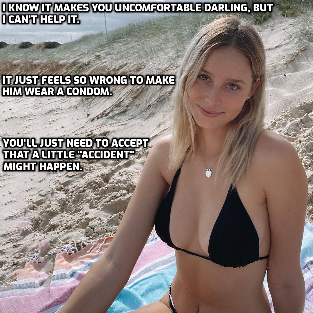 You can tell from the look in her eyes that it won't be an accident. | Scrolller