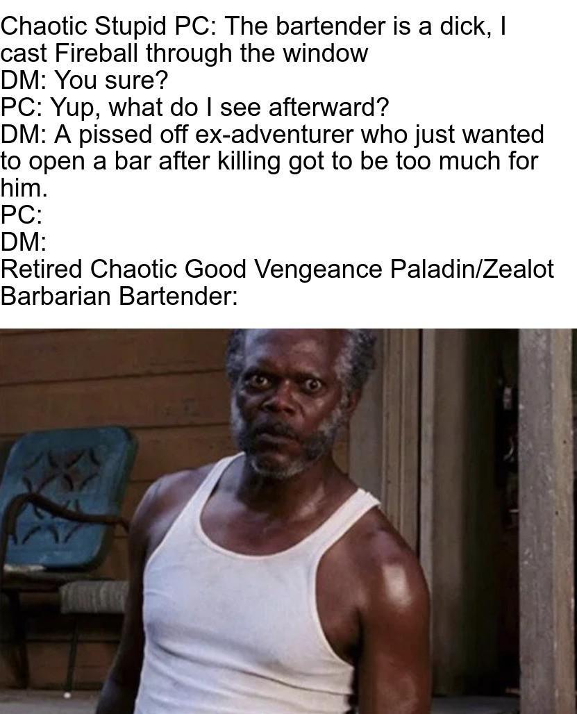 You dun goofed, son. Roll Initiative | Scrolller