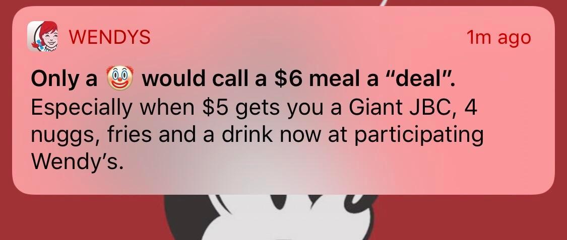 You got that right Wendys | Scrolller