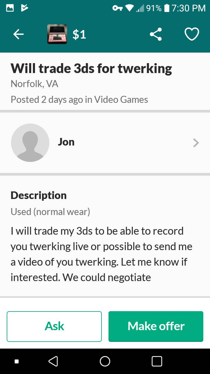 You see some real weirdos on this app. | Scrolller