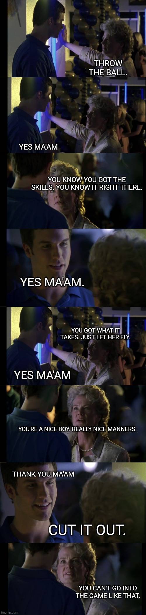 "You're a nice boy. Very good manners." | Scrolller