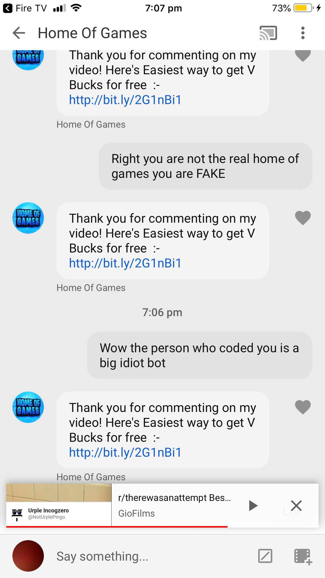 YouTube bot | Scrolller