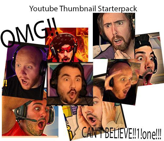 YouTube Thumbnail Starterpack | Scrolller