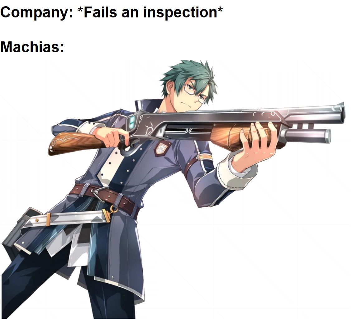 You've failed your inspection! | Scrolller