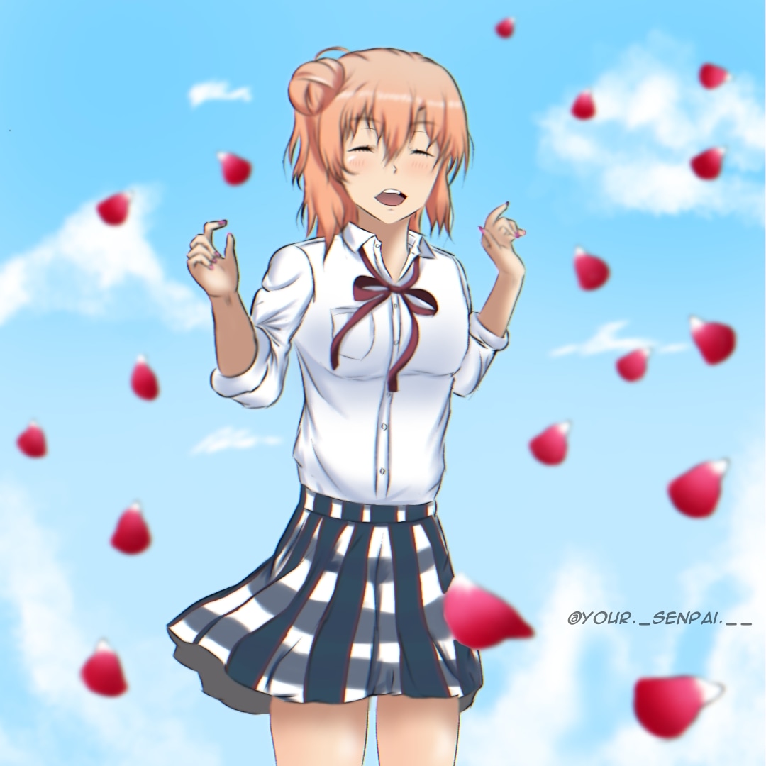 Yui Yuigahama fanart my your boi | Scrolller