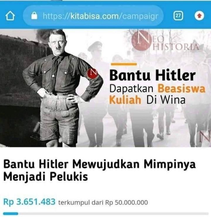 Yuk bantuin Hitler bersama-sama | Scrolller