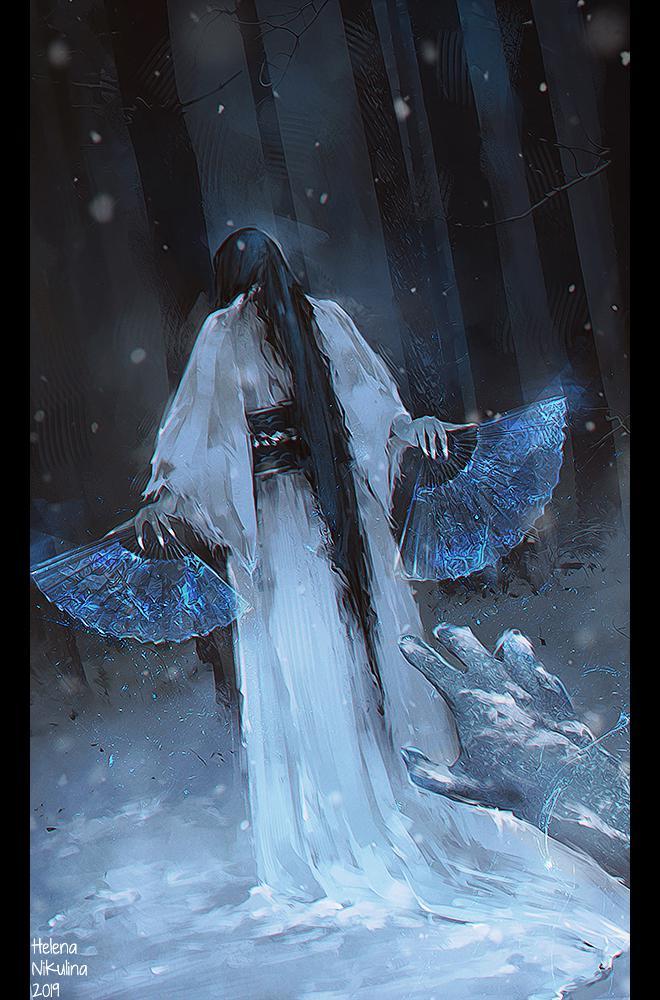 Yuki-onna by me (Helena Nikulina) | Scrolller
