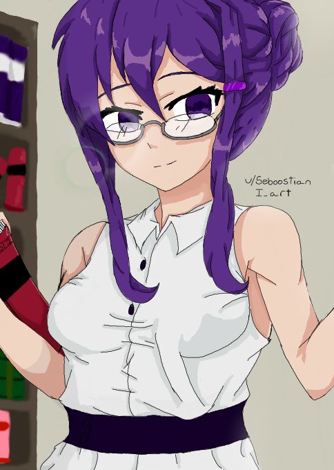 Yuri picking out some books | Scrolller