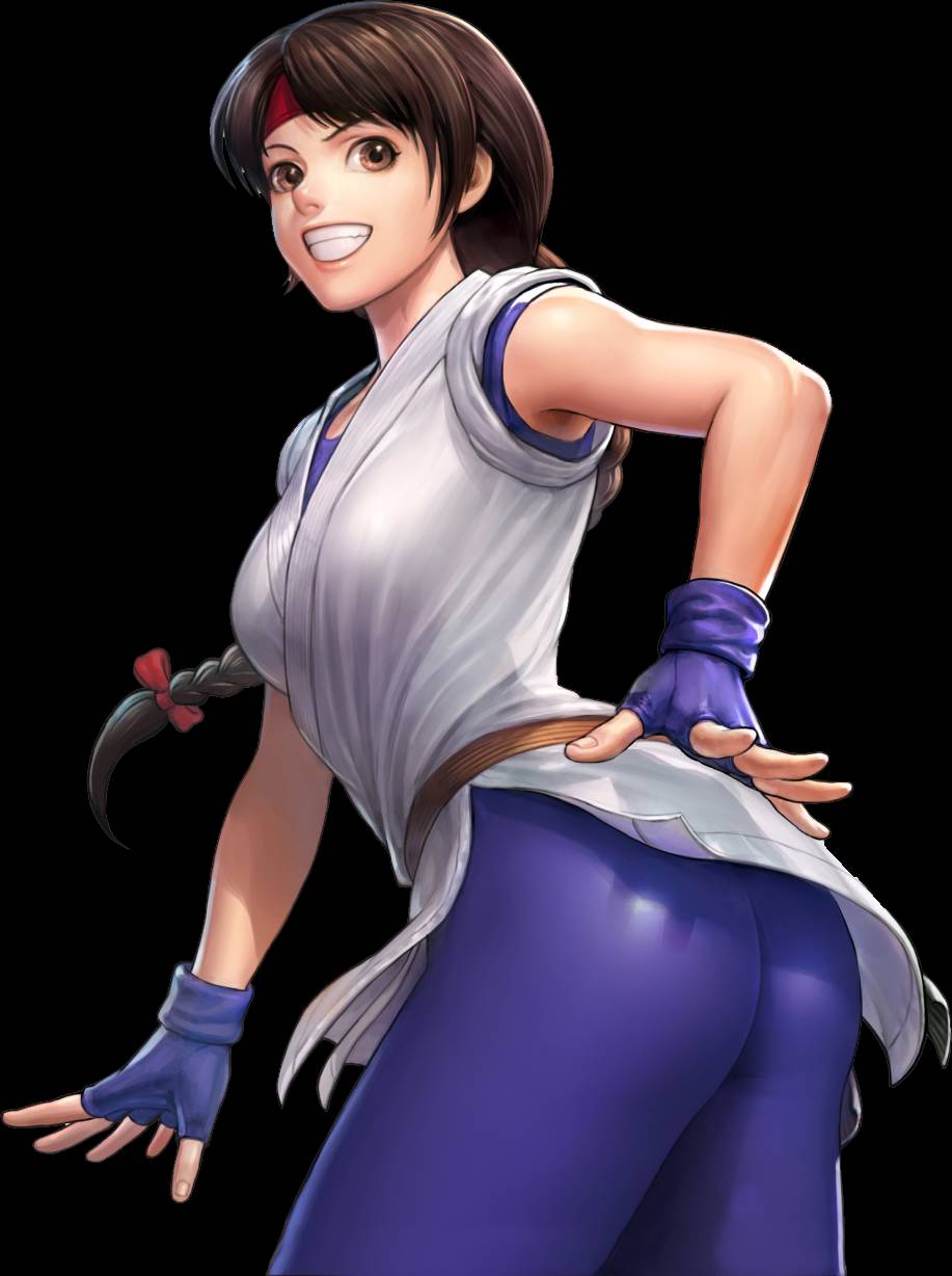 Yuri's "King of Fighters: All-Star" artwork (specifically her '97 form ...