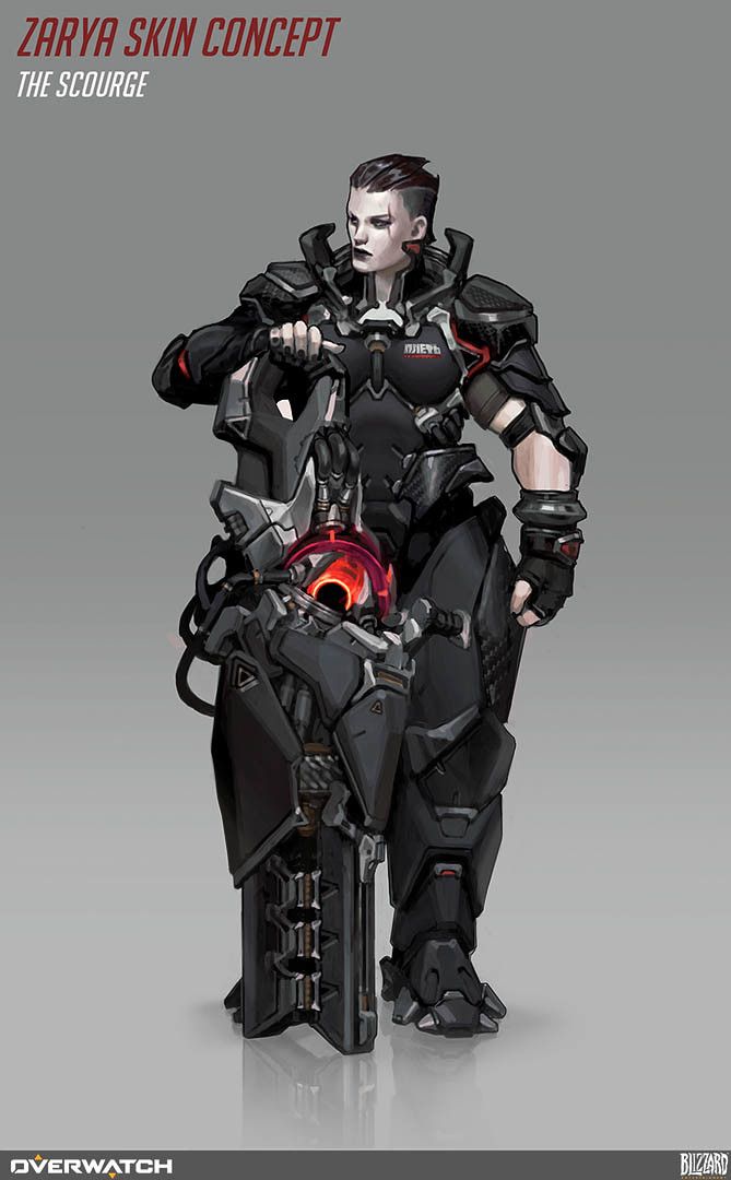 Zarya Skin Concept by Vladimir Krisetskiy | Scrolller