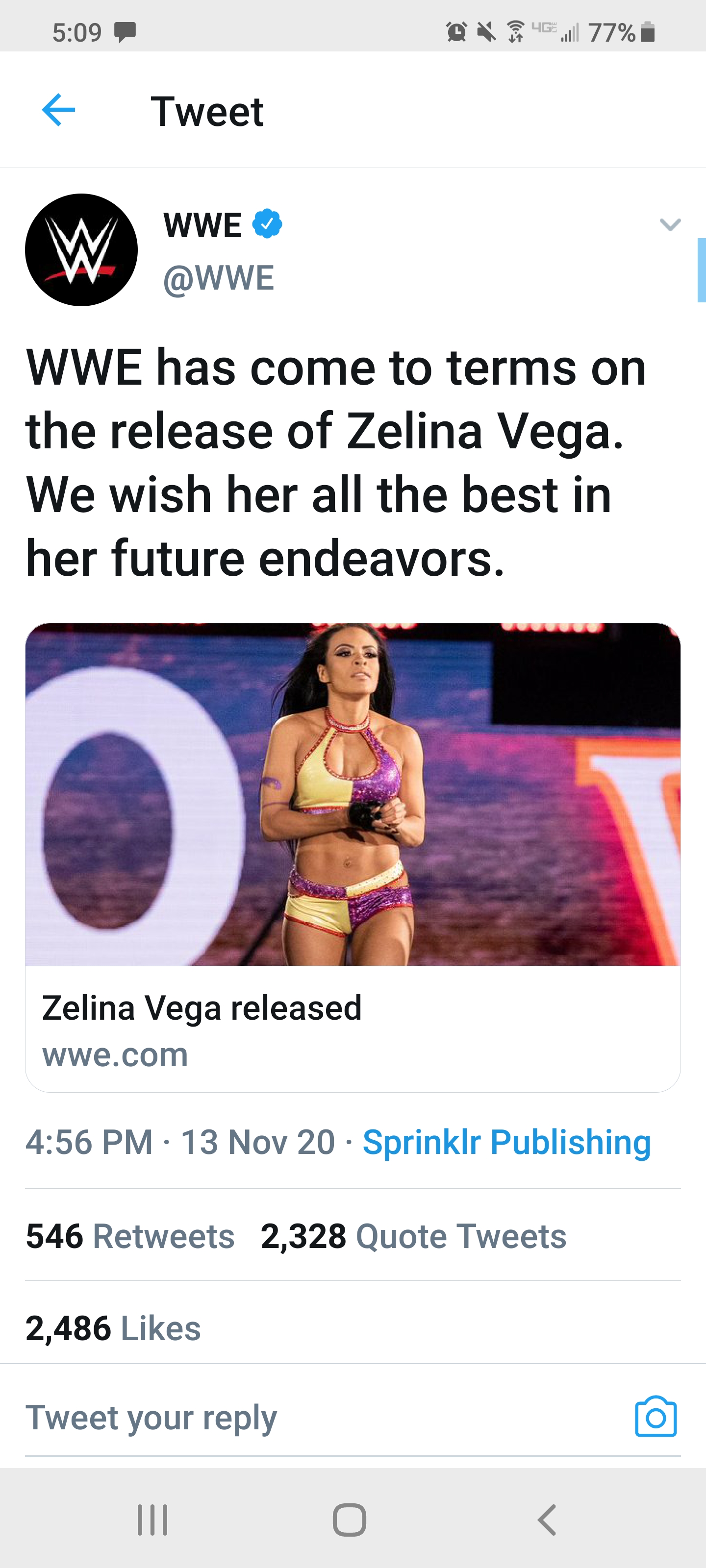 Zeina Vega Released | Scrolller