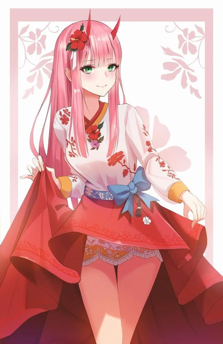 Zero Two showing off her thighs! | Scrolller