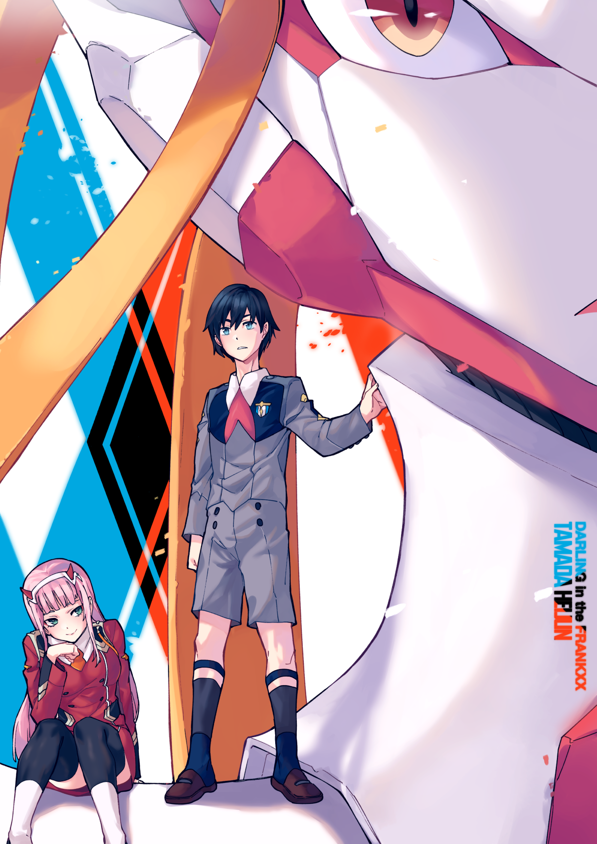 Zero Two x Hiro by TamadaHeijun on DeviantArt | Scrolller