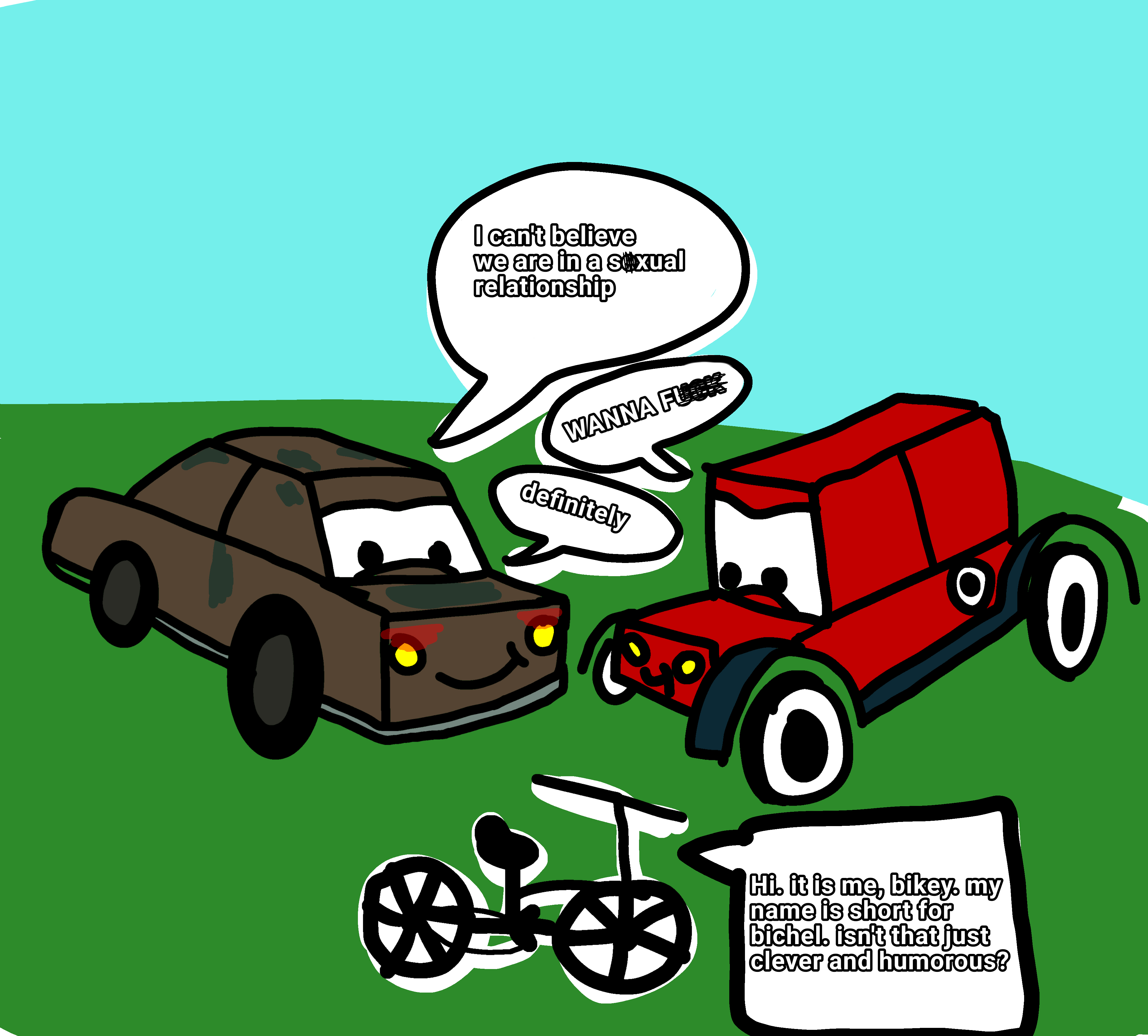 Zippy, Jeff, and Bikey fan art NSFW | Scrolller