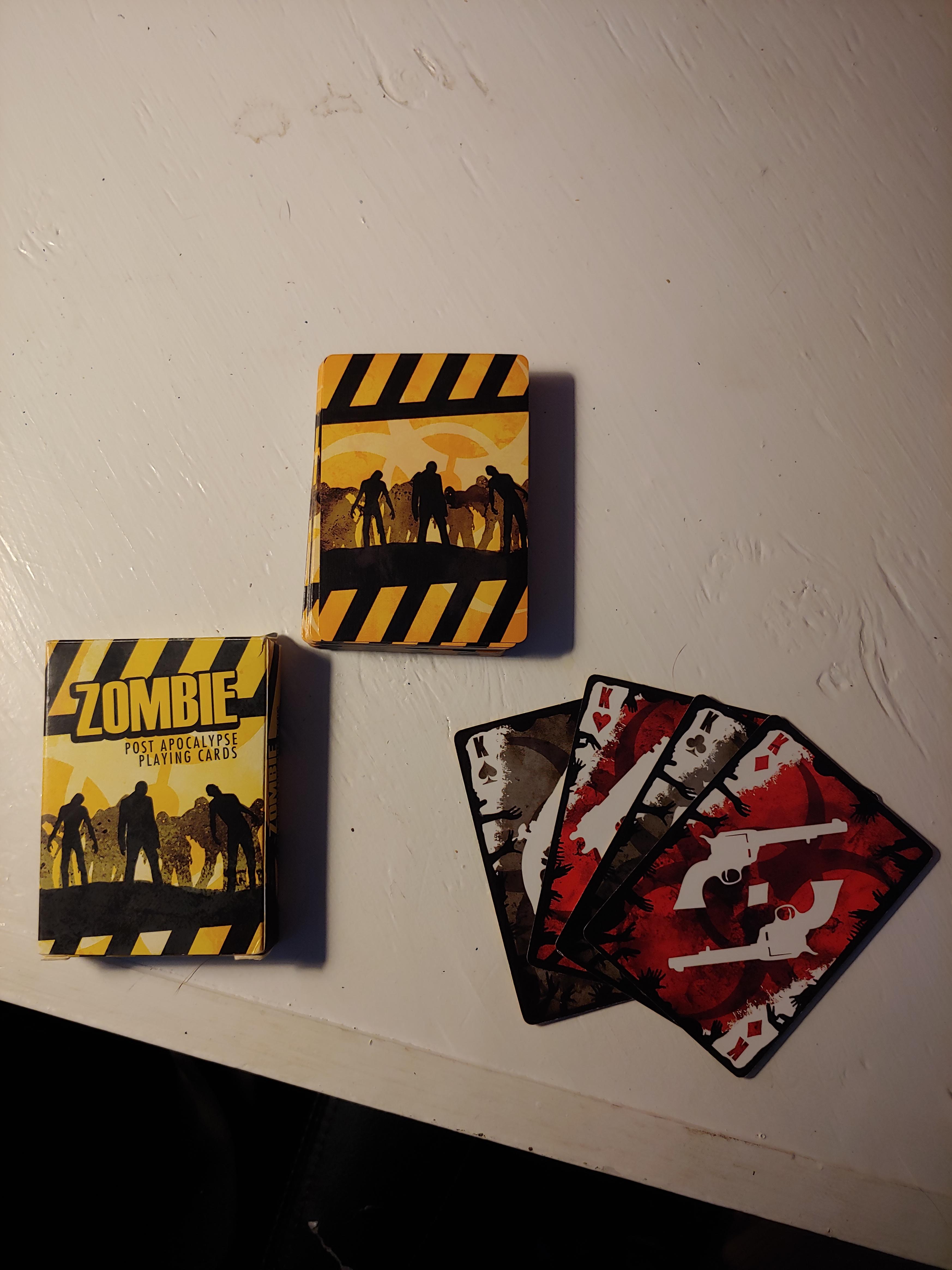 Zombie apocalypse playing cards | Scrolller