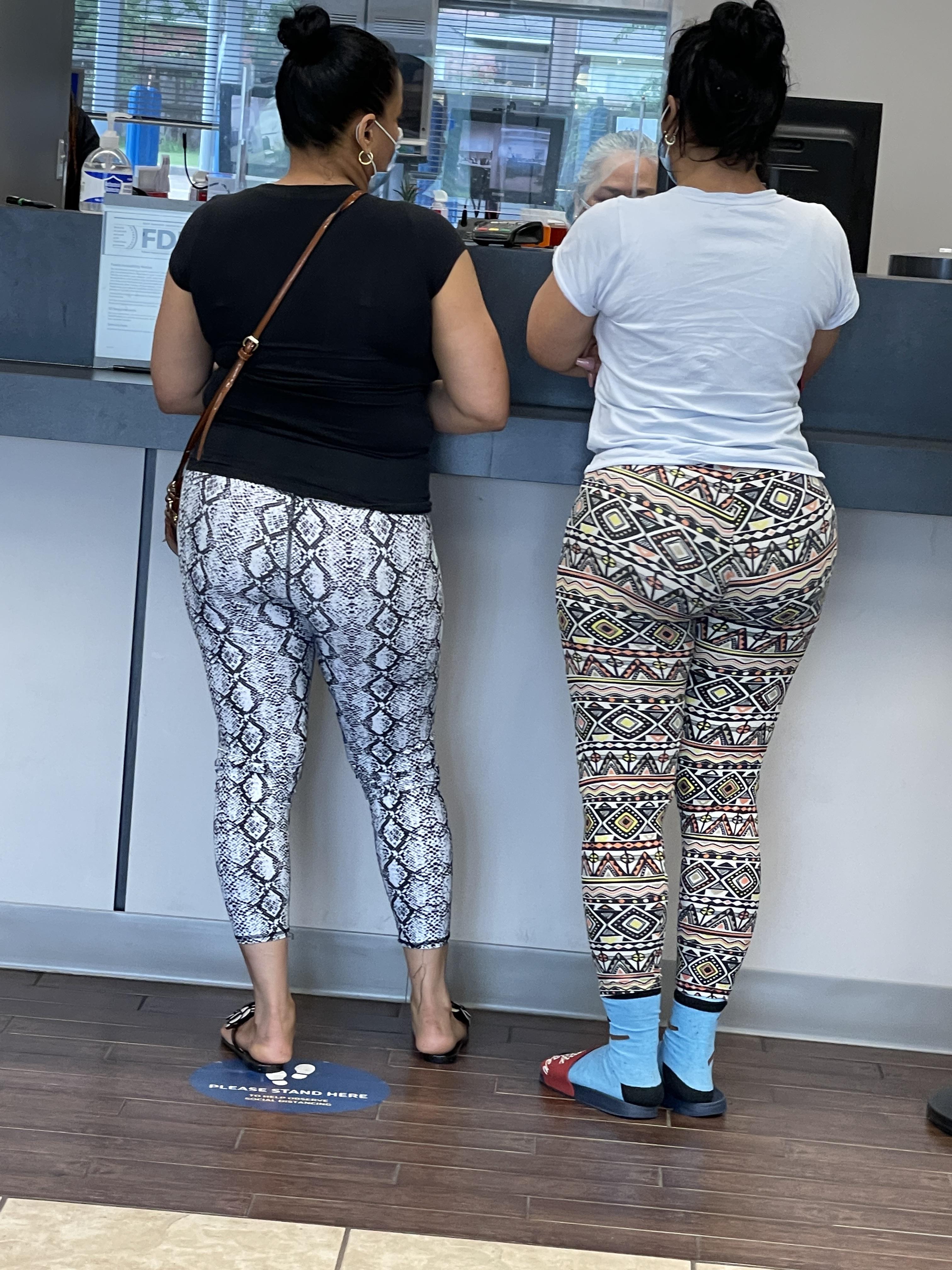 2 great asses at the bank | Scrolller