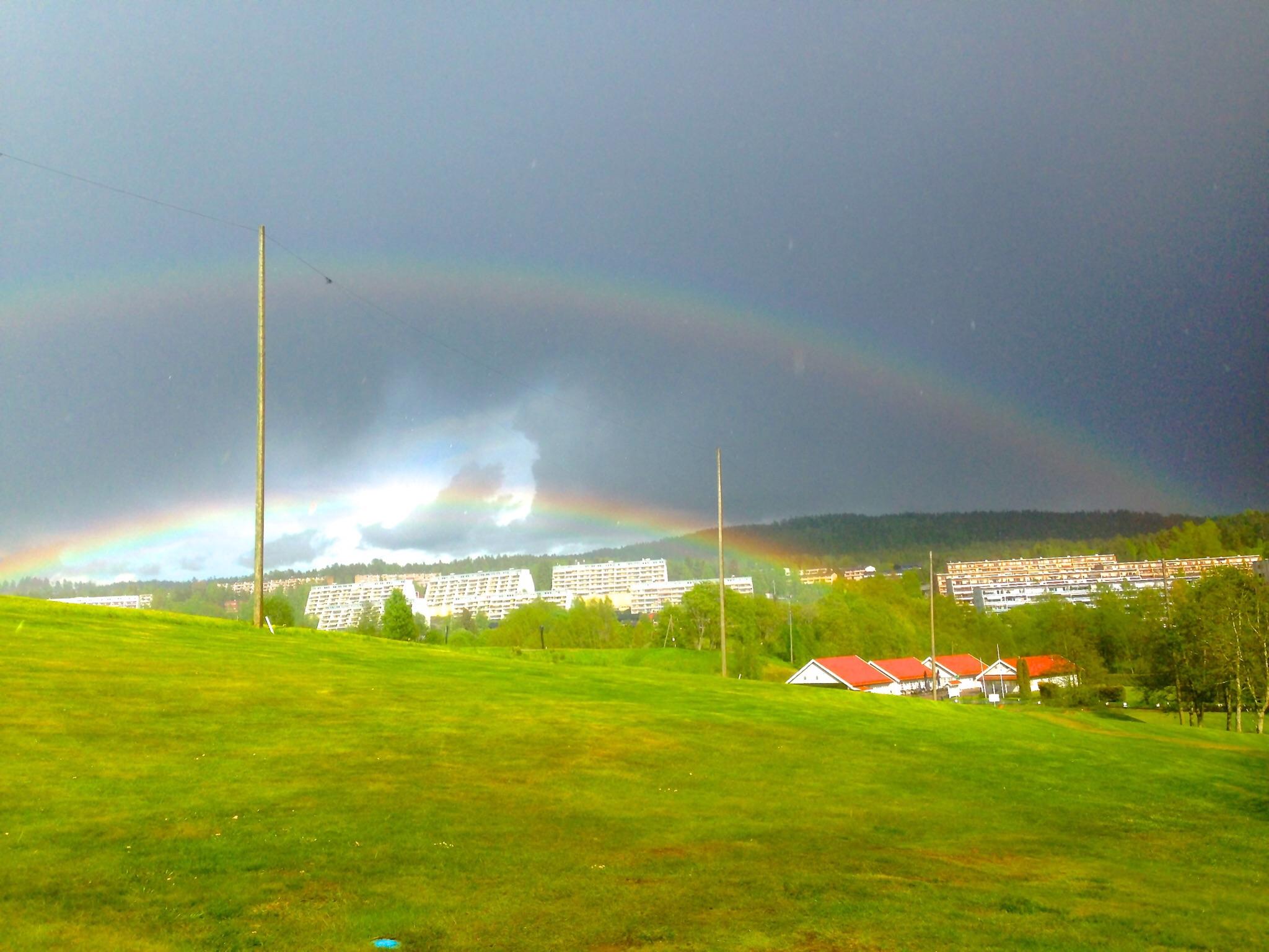 2 rainbows looks pretty nice🌈😋 | Scrolller