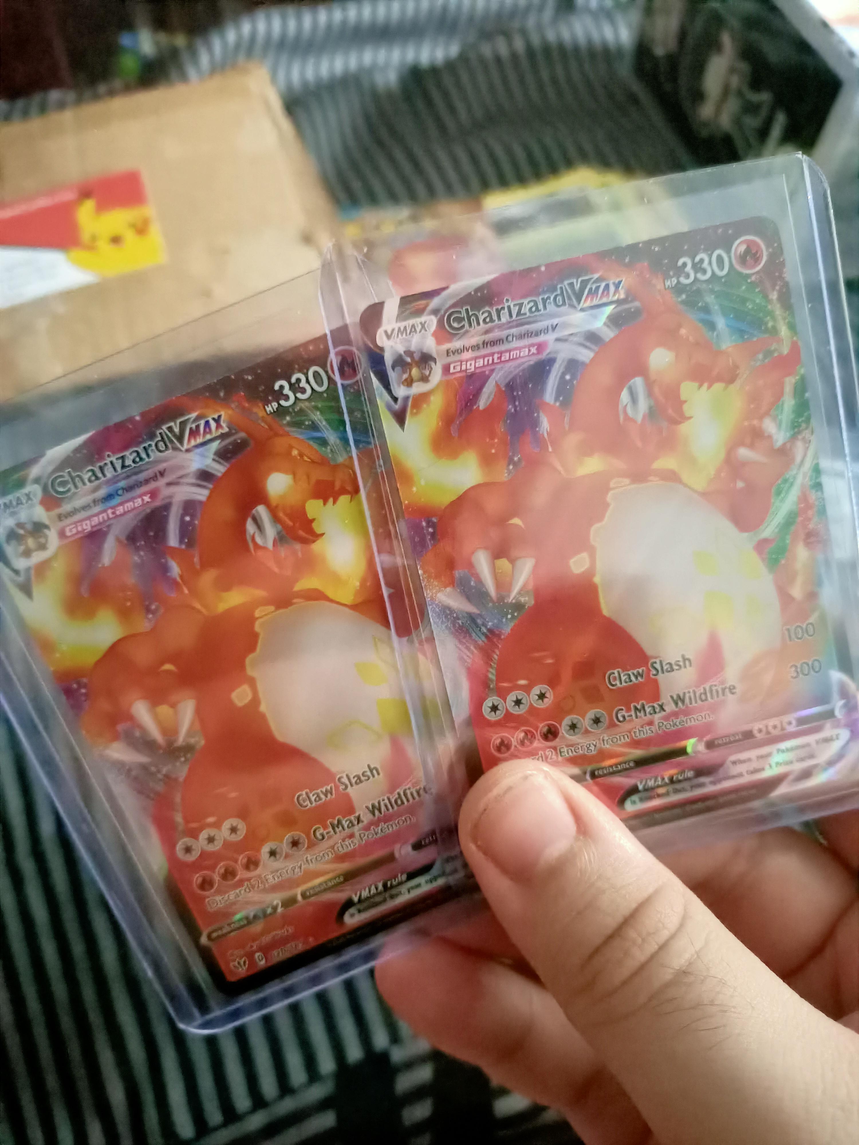 2 VMAX Charizard pulls from darkness ablaze 🔥 | Scrolller