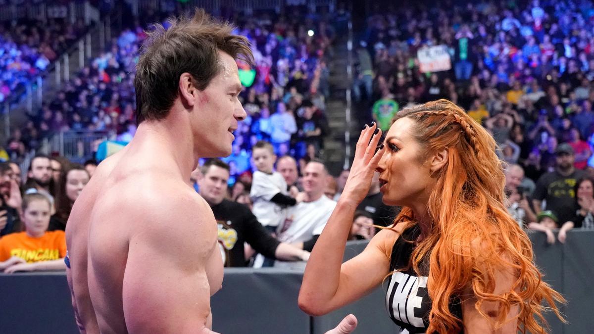 2 years ago today, John Cena met "The Man" Becky Lynch | Scrolller