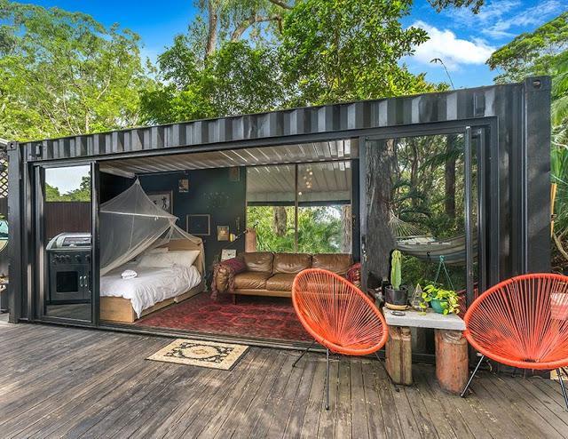 20 ft Small and Cozy Shipping Container House, NSW, Australia | Scrolller