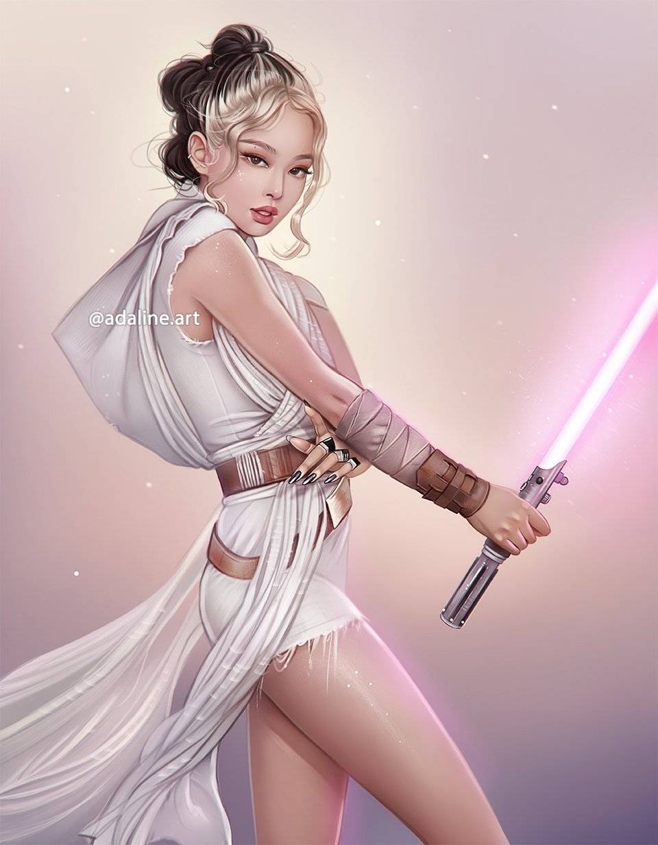 200703 Jennie x Rey v2 (revised lightsaber + more details) | Scrolller