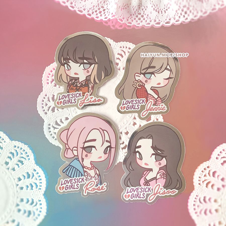 201026 I made BLACKPINK Lovesick Girls stickers! | Scrolller