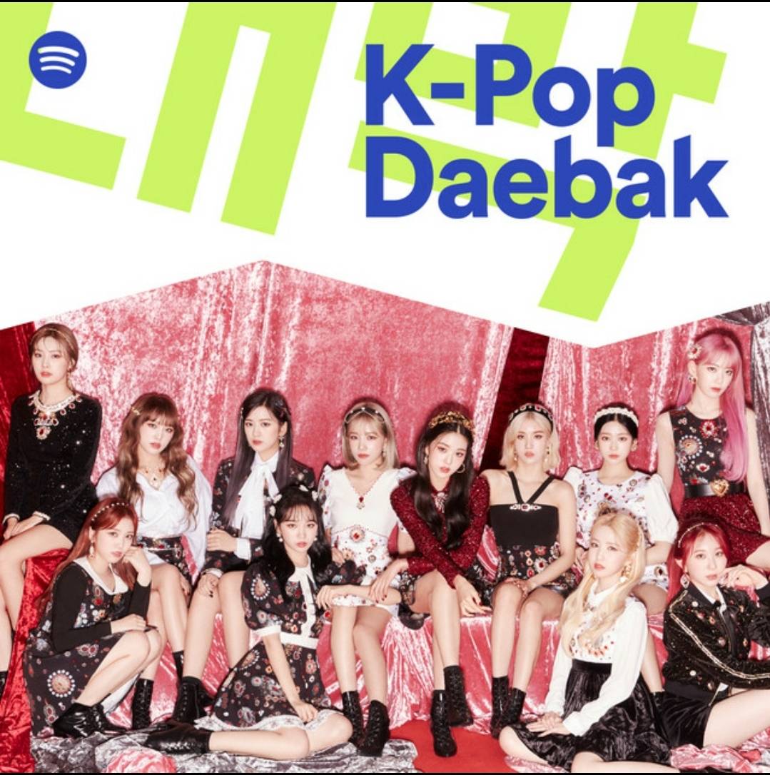 201208 IZ*ONE is now on the cover of Kpop Daebak on Spotify | Scrolller