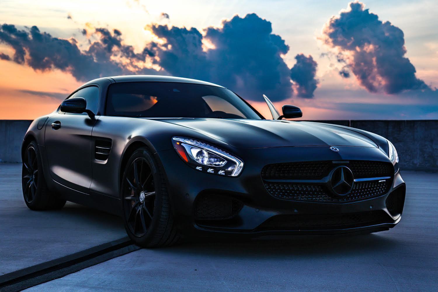 2016 Mercedes AMG GTS golden hour | Scrolller
