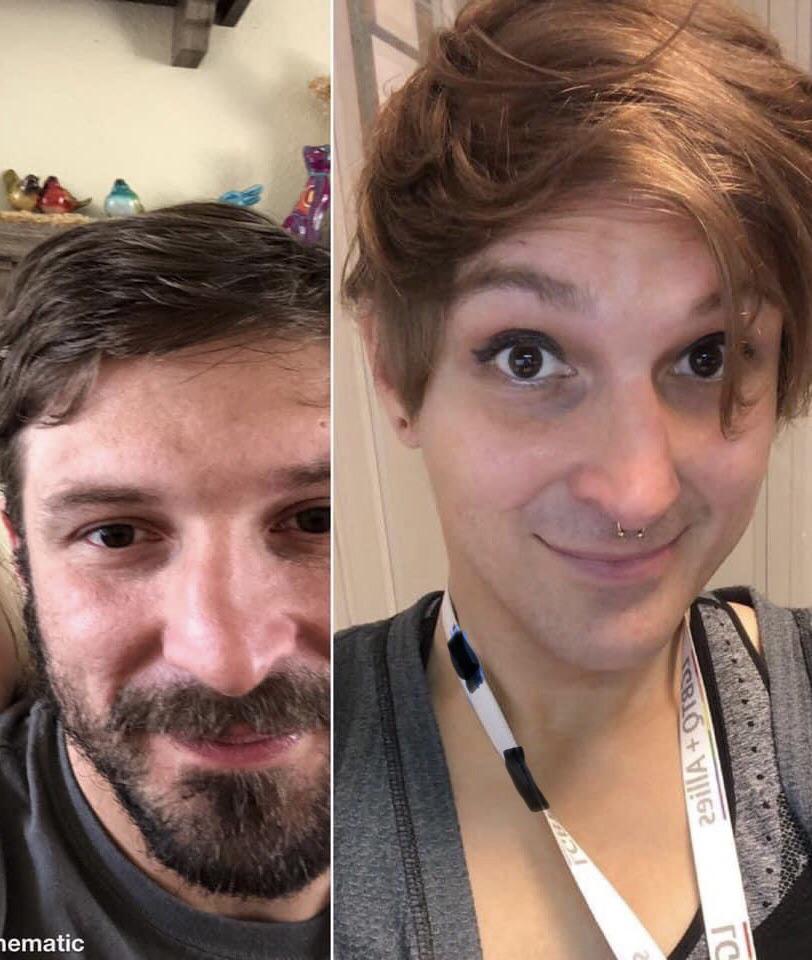 2018 V 2021 9 months HRT- this girl glowed up! | Scrolller