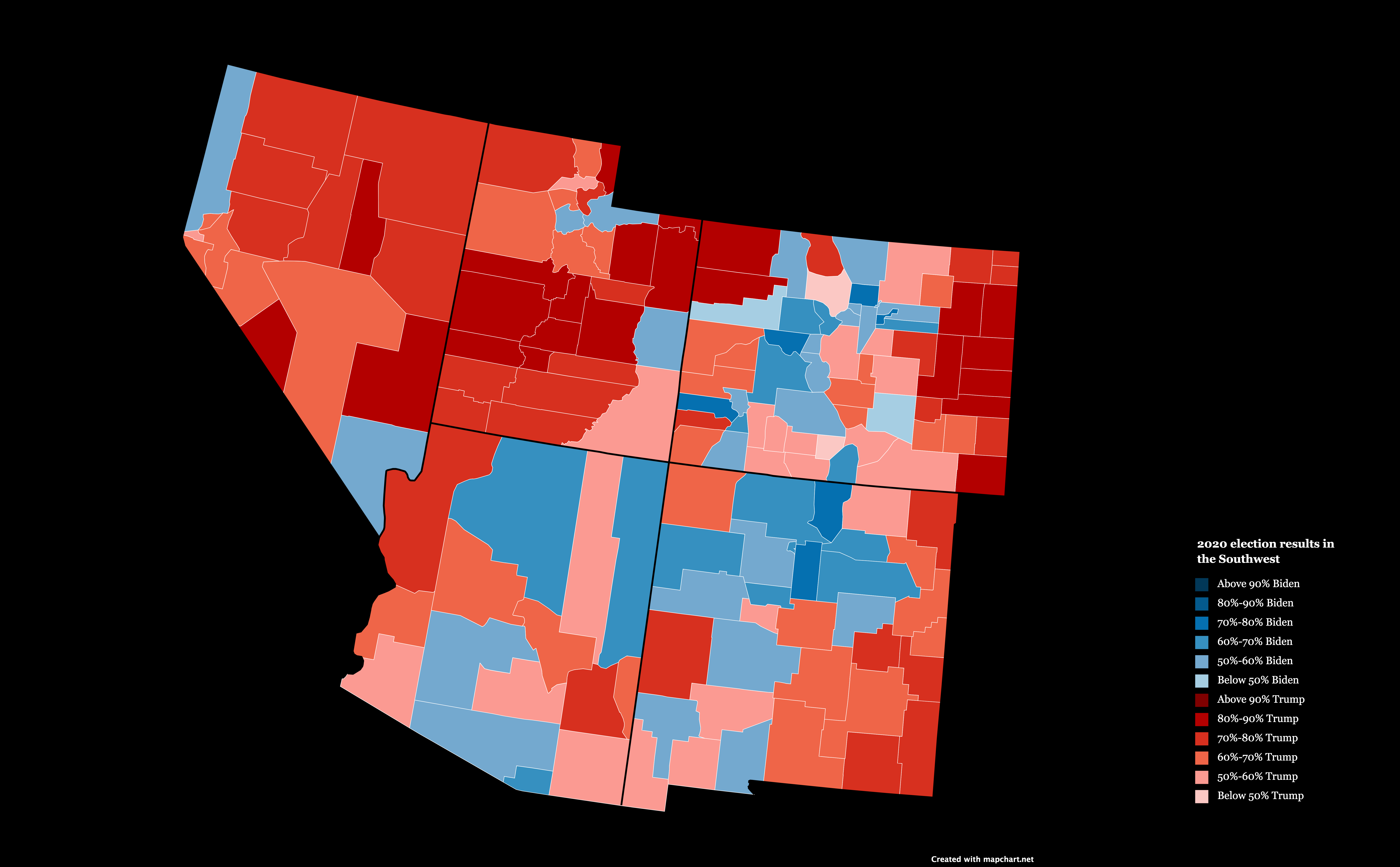 2020 election results in the southwest | Scrolller