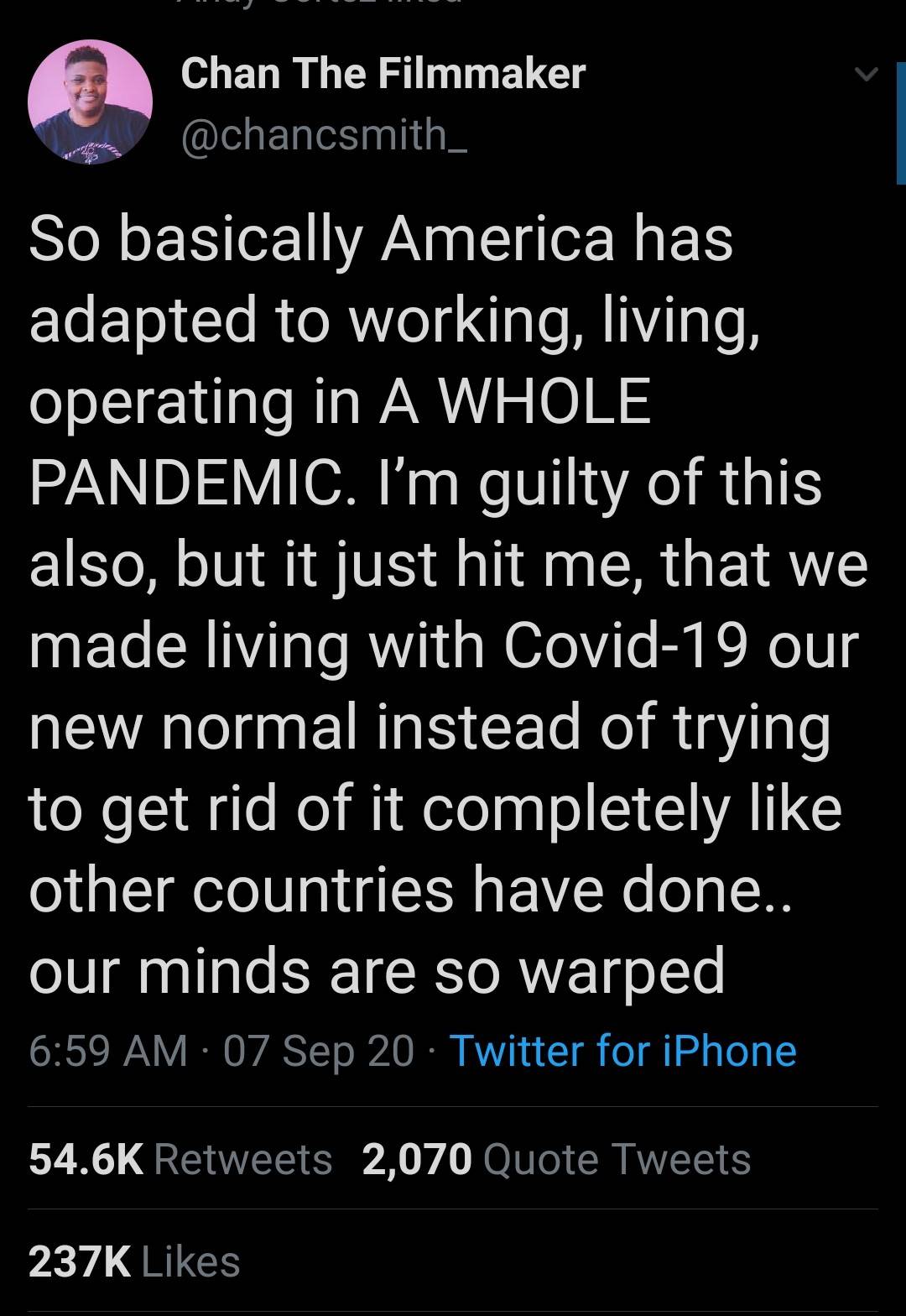 2020 is just the template, this is the new normal | Scrolller