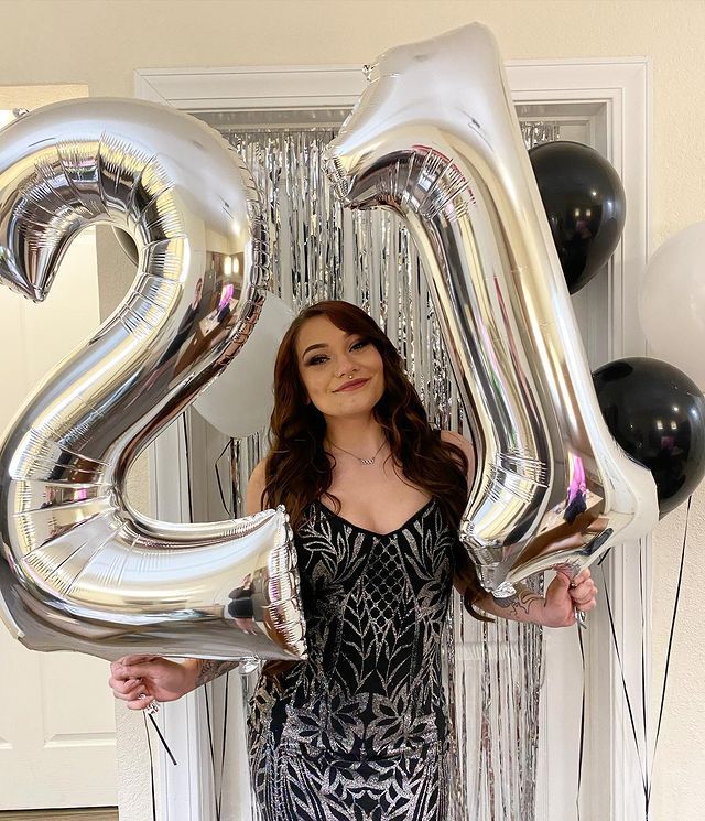 21st birthday silver balloons | Scrolller