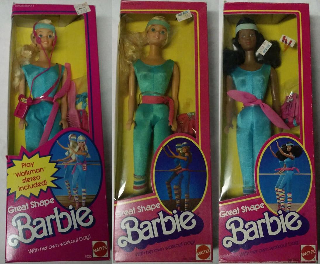 3 different 1983 Great Shape Barbies from my collection. | Scrolller