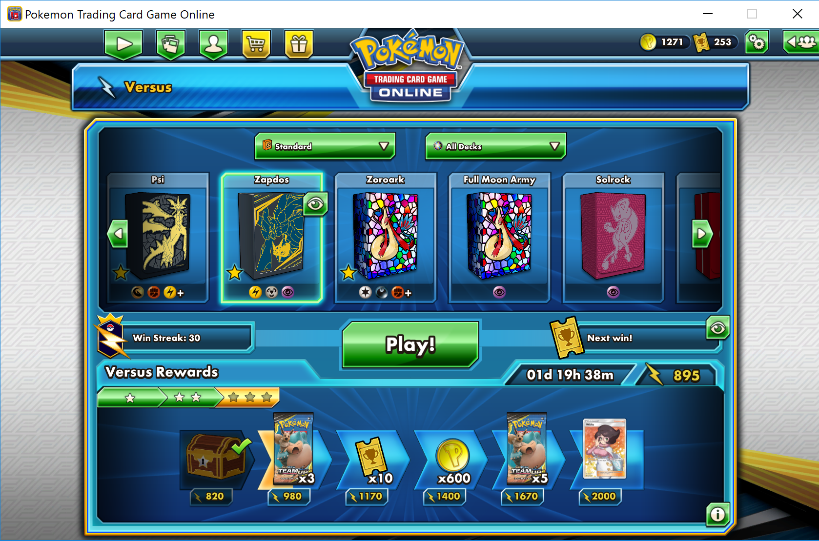 30 Win Streak Deck | Scrolller