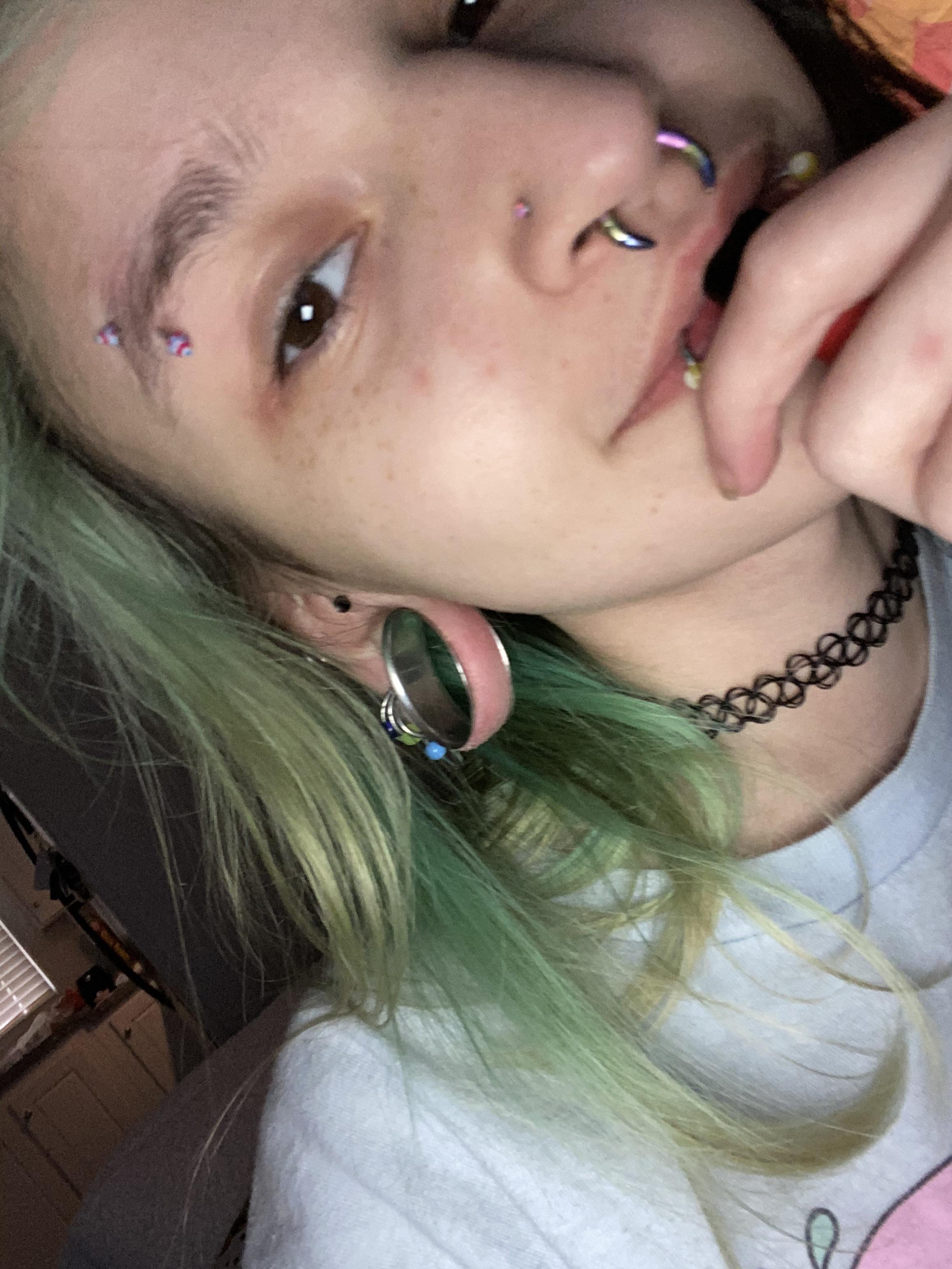 32mm lobes and 6g septum | Scrolller