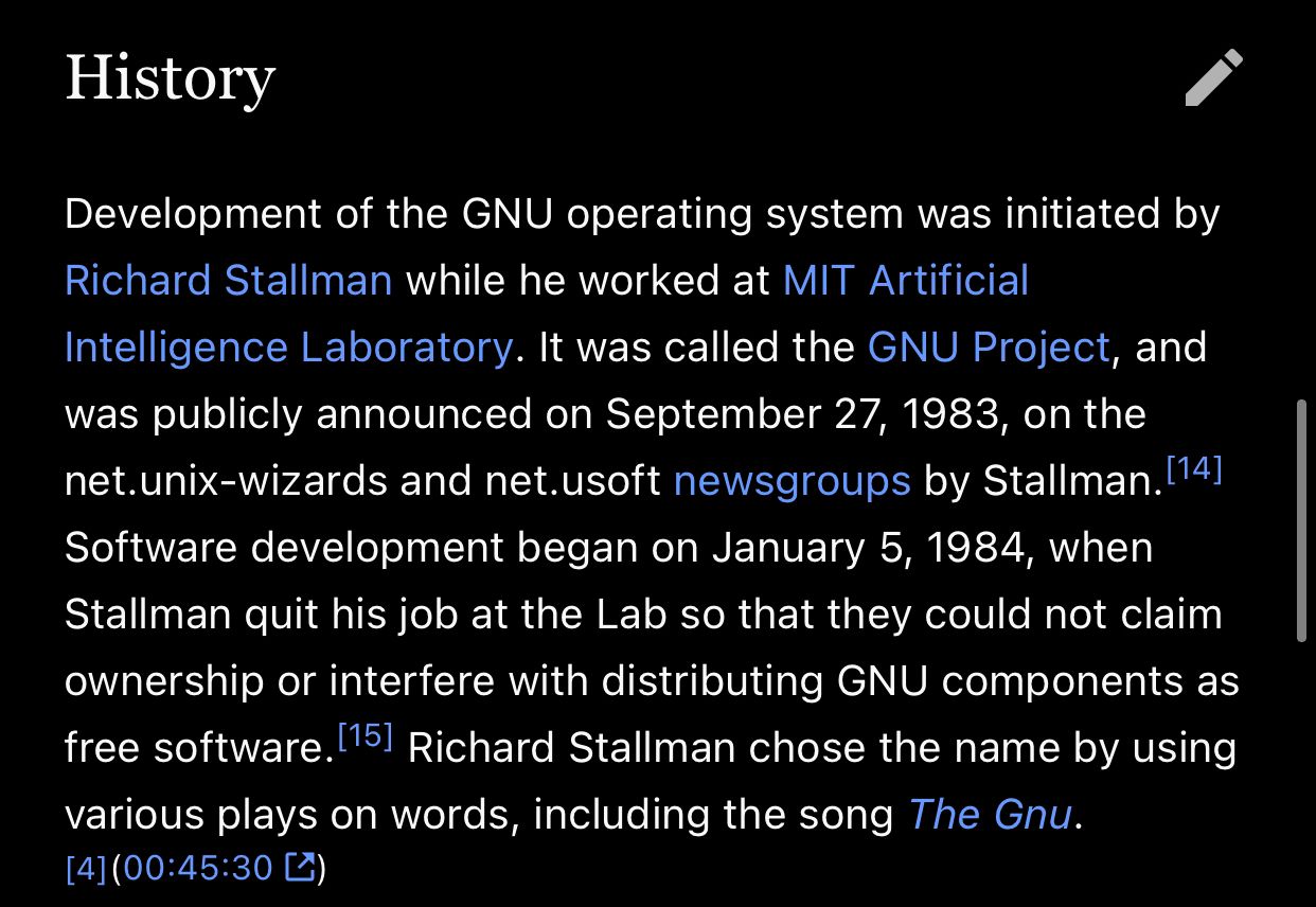 37 years ago today, the GNU project was announced | Scrolller