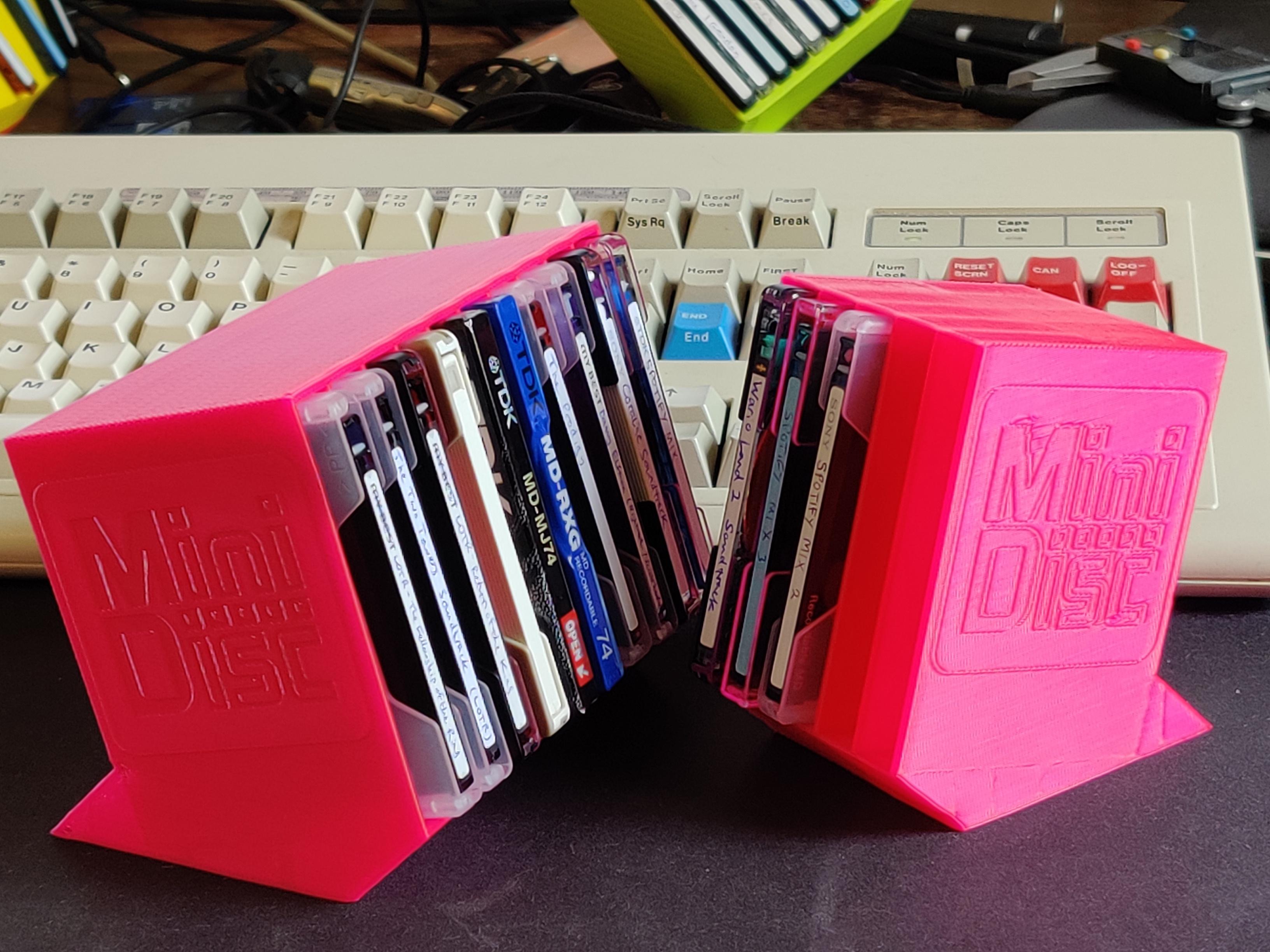 3D printed minidisc storage case (thingiverse link in comments) | Scrolller