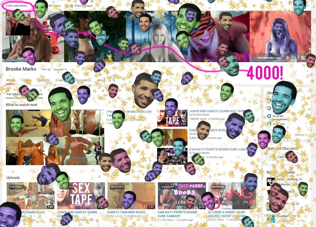 4000 subs on Youtube! Drake Confetti! | Scrolller