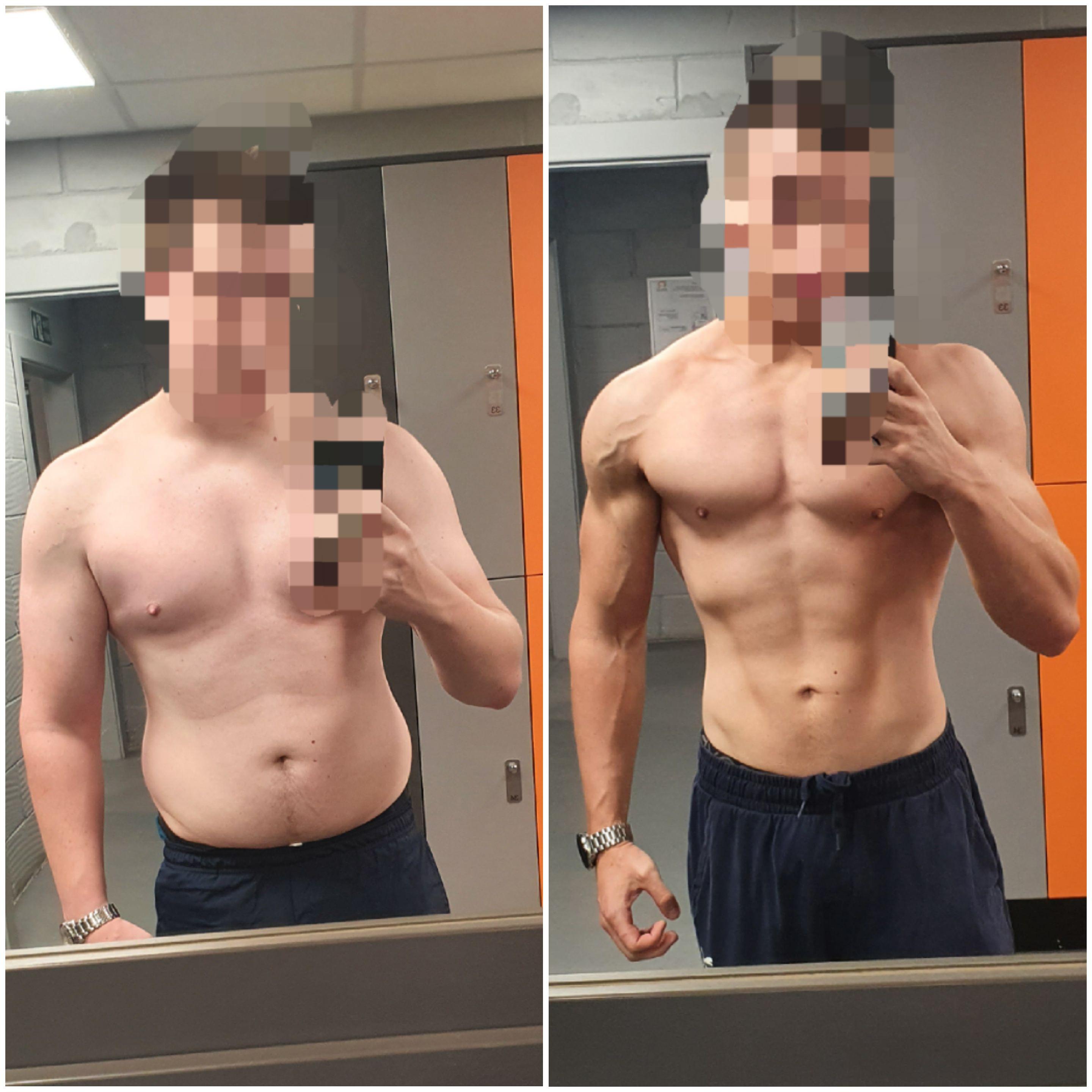 6 months progress, same place, same pose | Scrolller